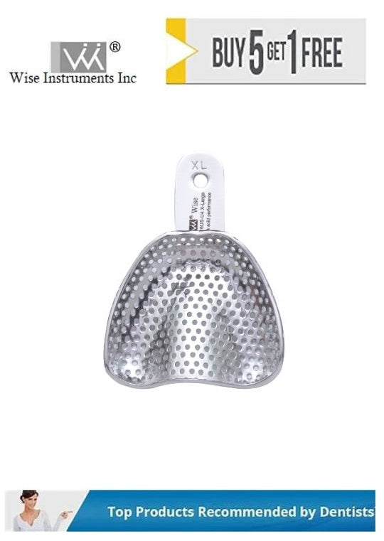 Impression Tray Perforated DENTURE, UPPER, XL – Wise Instruments Inc®