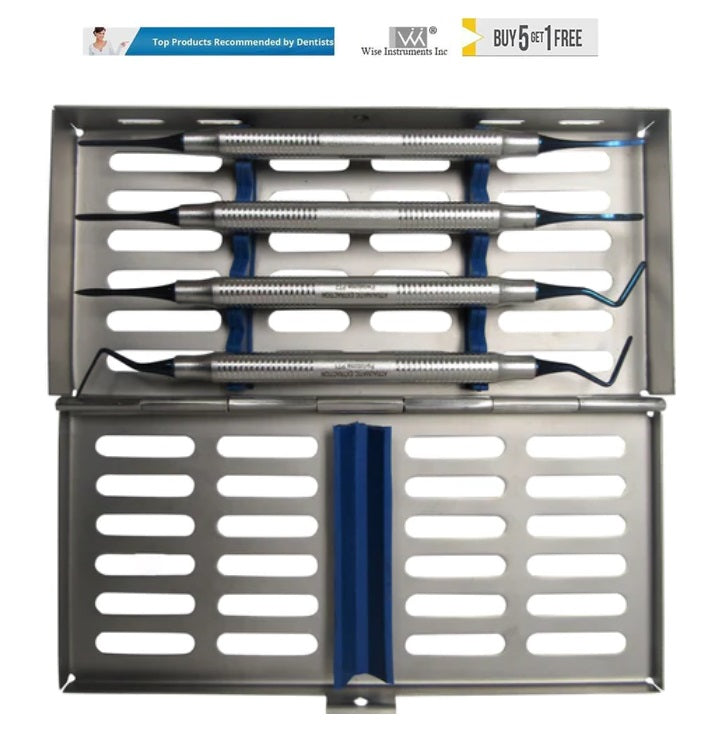 Wise Periotomes (Micro Serration) Atraumatic Extraction Set of 4 With ...