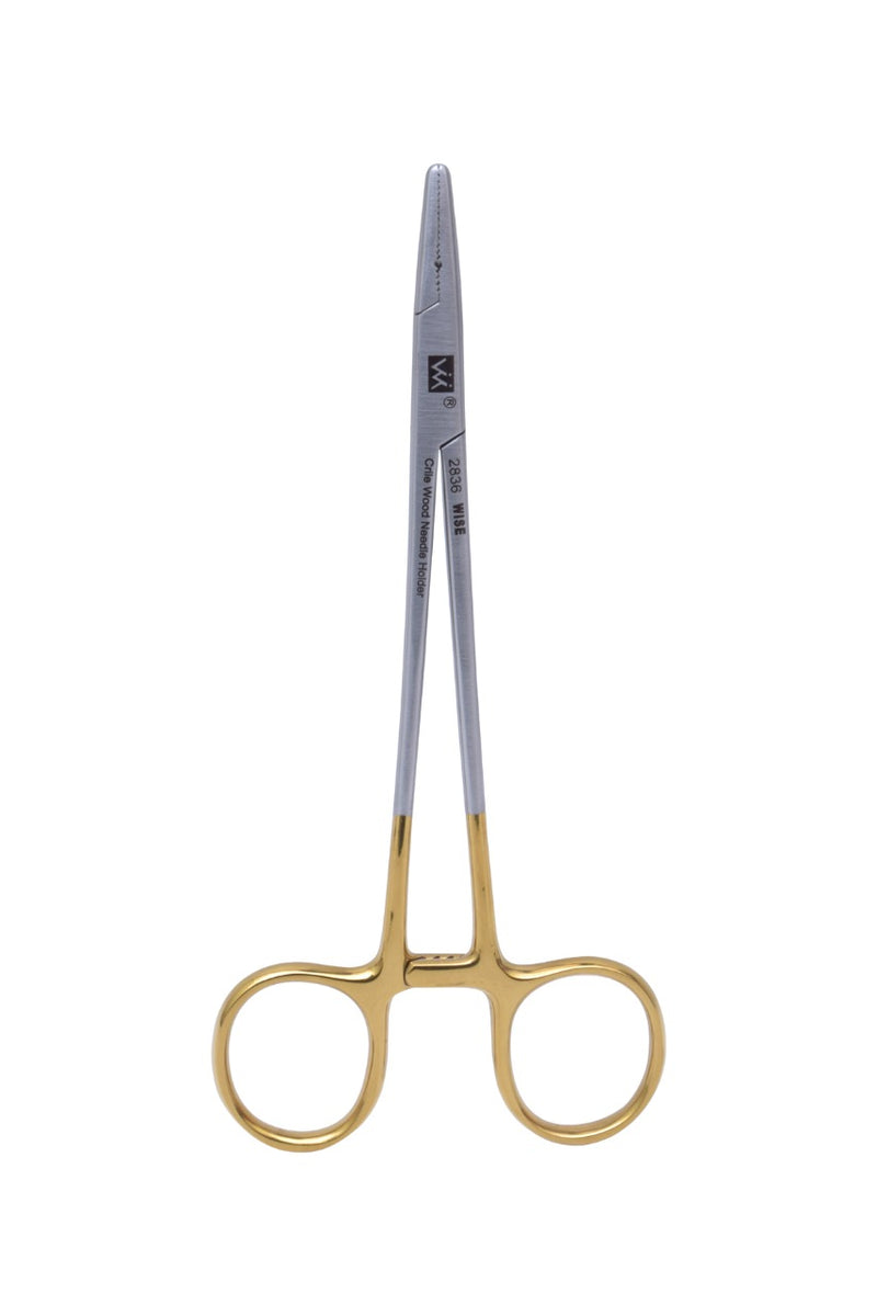 Crile-Wood Grooved Needle Holder, 15 cm (6"), surgical forceps, needle ...